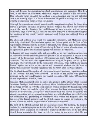 James Madison, A Short History | PDF