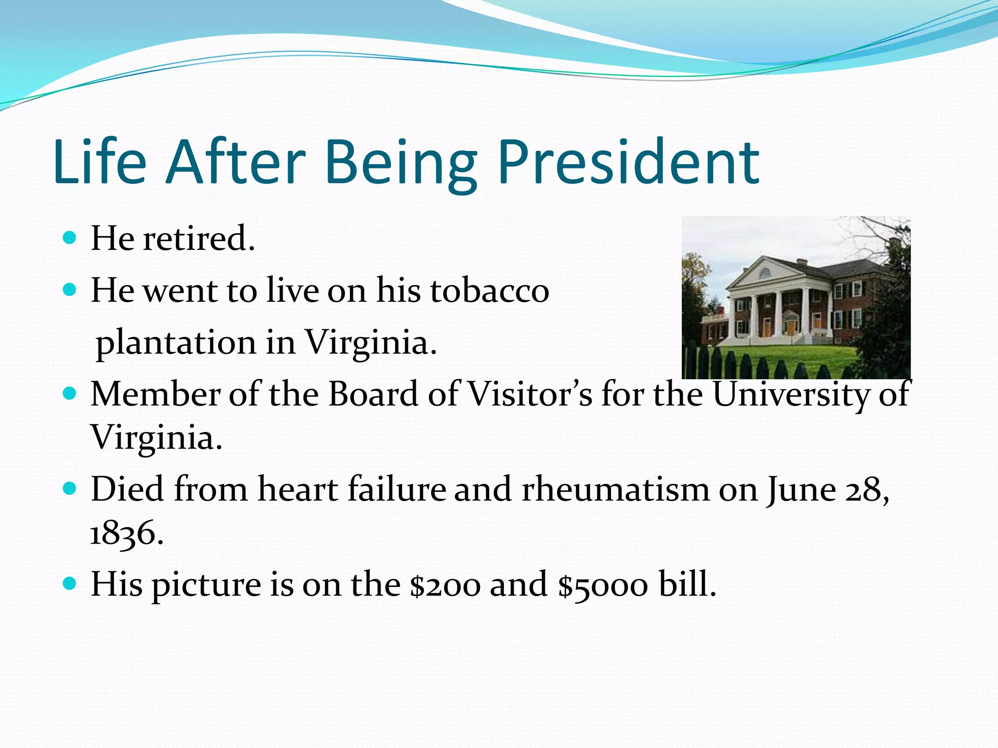 James madison slide show | PPTX