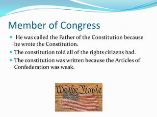 James madison slide show | PPTX