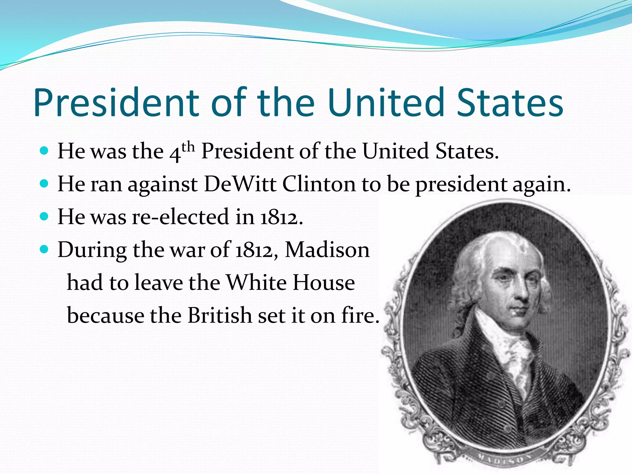 James madison slide show | PPTX