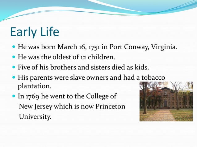 James madison slide show | PPTX