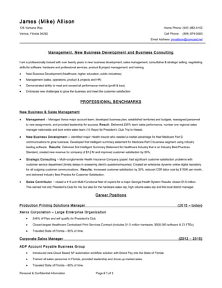 James (mike) allison resume 4.25.16