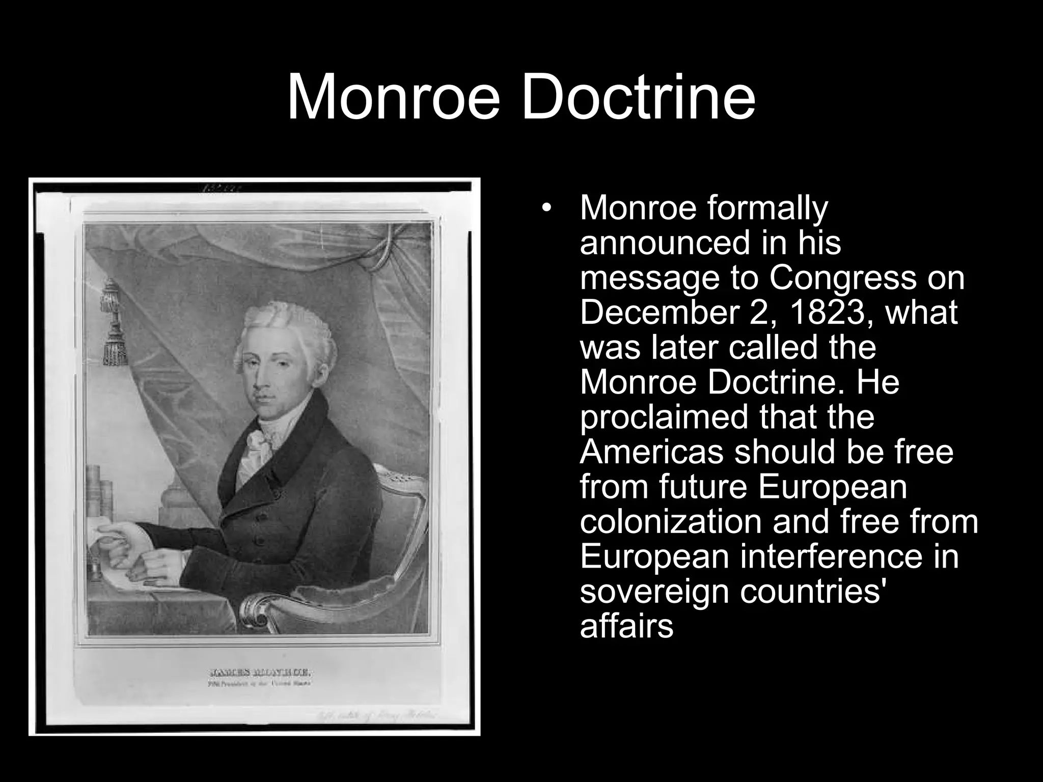 James monroe | PPT