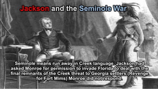 James Monroe's Presidency | PPTX