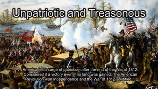 James Monroe's Presidency | PPTX