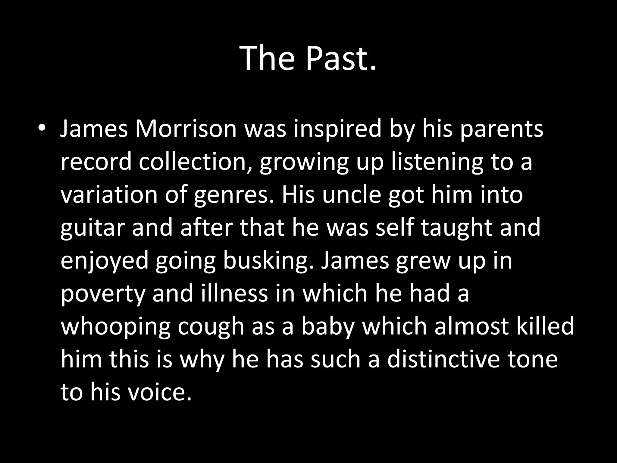 James morrison | PPT