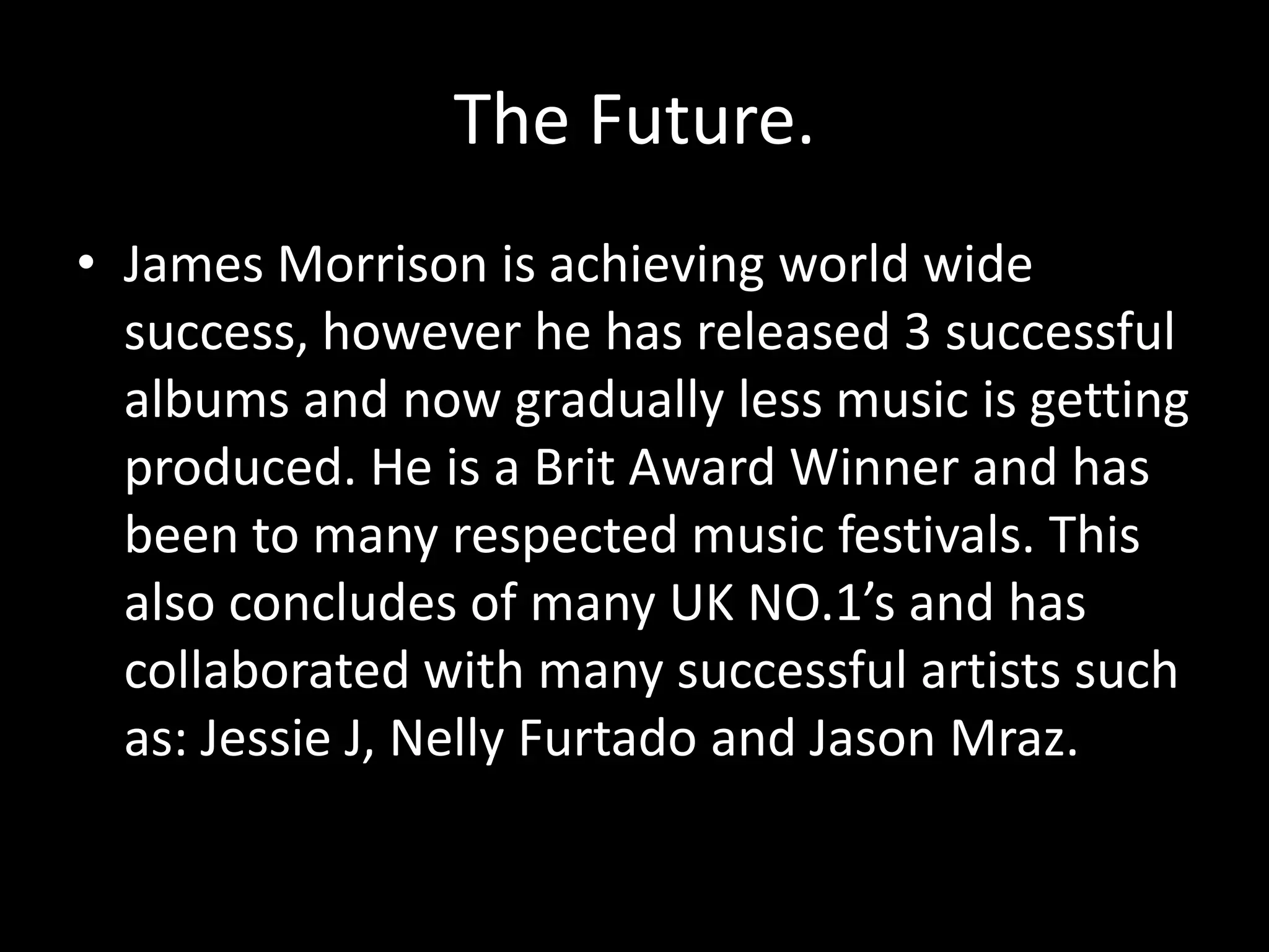 James morrison | PPT