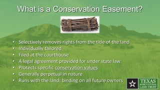 Introduction to Conservation Easements | PPTX
