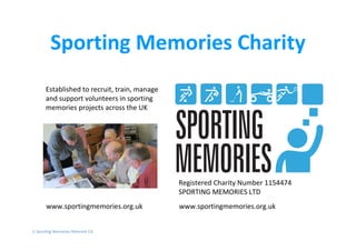 Sporting Memories Network by Tony Jameson-Allen | PDF