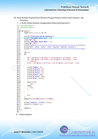 James philip montolalu 13021106048 | PDF