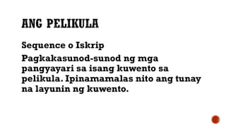 JAMES PPT. WIKA SITWASYONG DULA AT PELIKULA | PDF