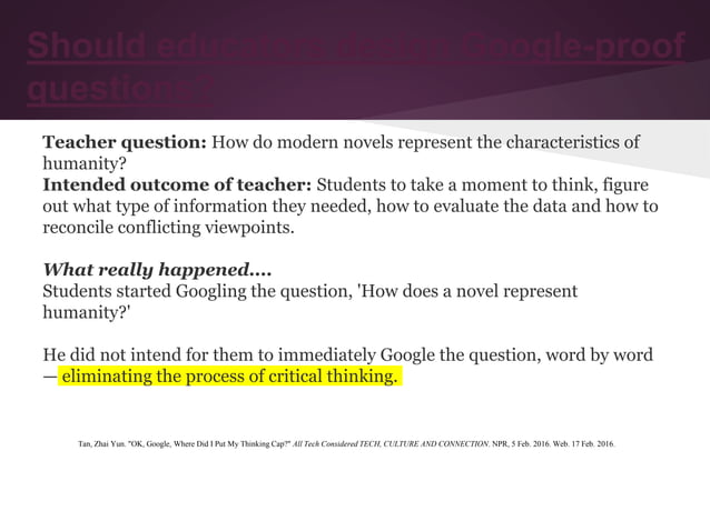 Inquiring Minds Want to Know: How to Use the Question Formulation ...