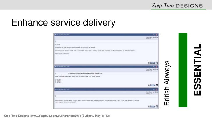 What makes an essential intranet?