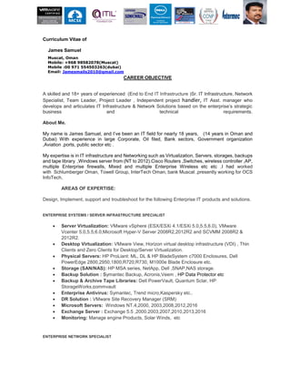 James resume 2017 updated | PDF