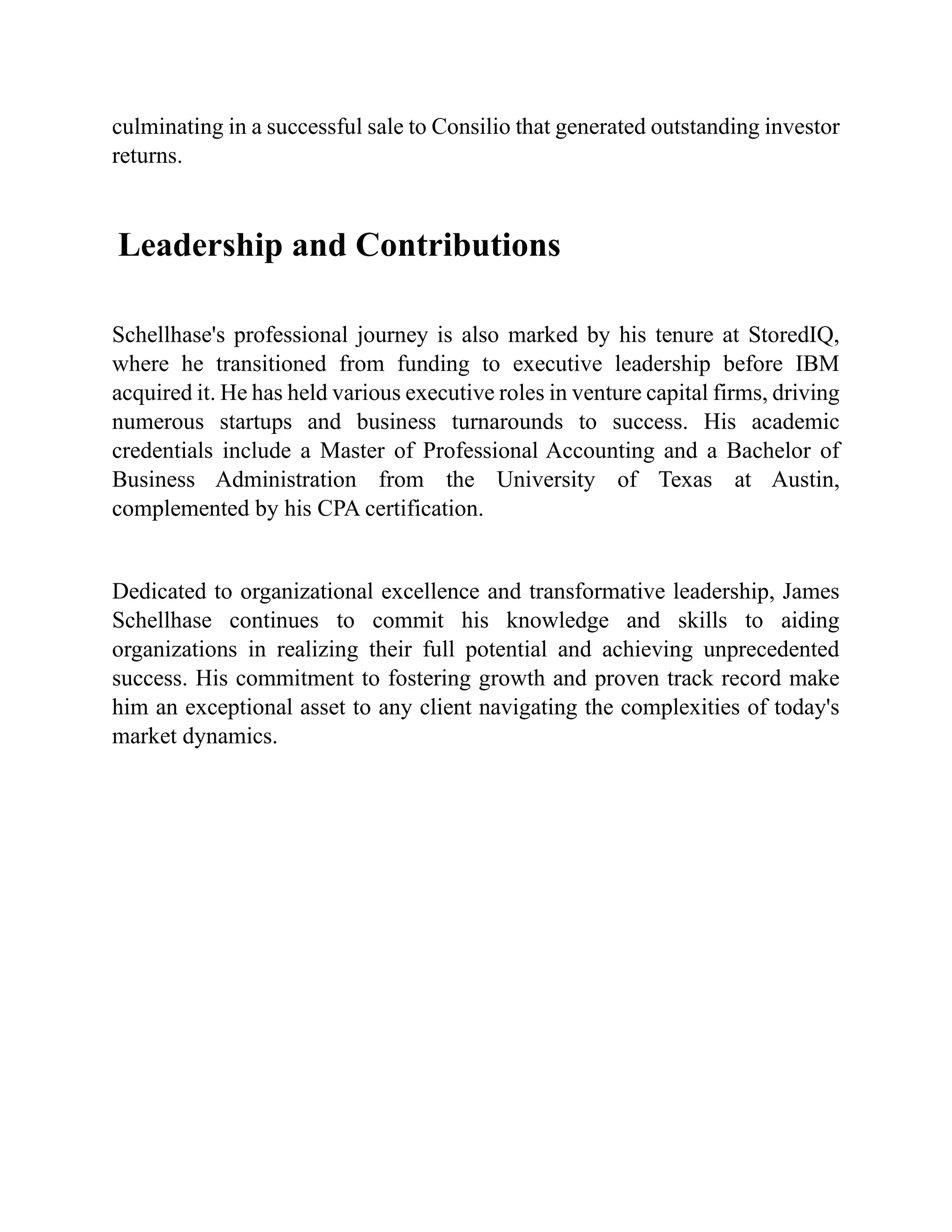 James Schellhase | CEO,COO, and CFO |biography.pdf