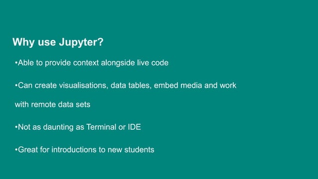 An introduction to Jupyter notebooks and the Noteable service | PPTX | Computer Software and ...
