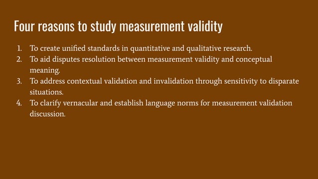 Review of Measurement Validity: A Shared Standard for Qualitative and ...