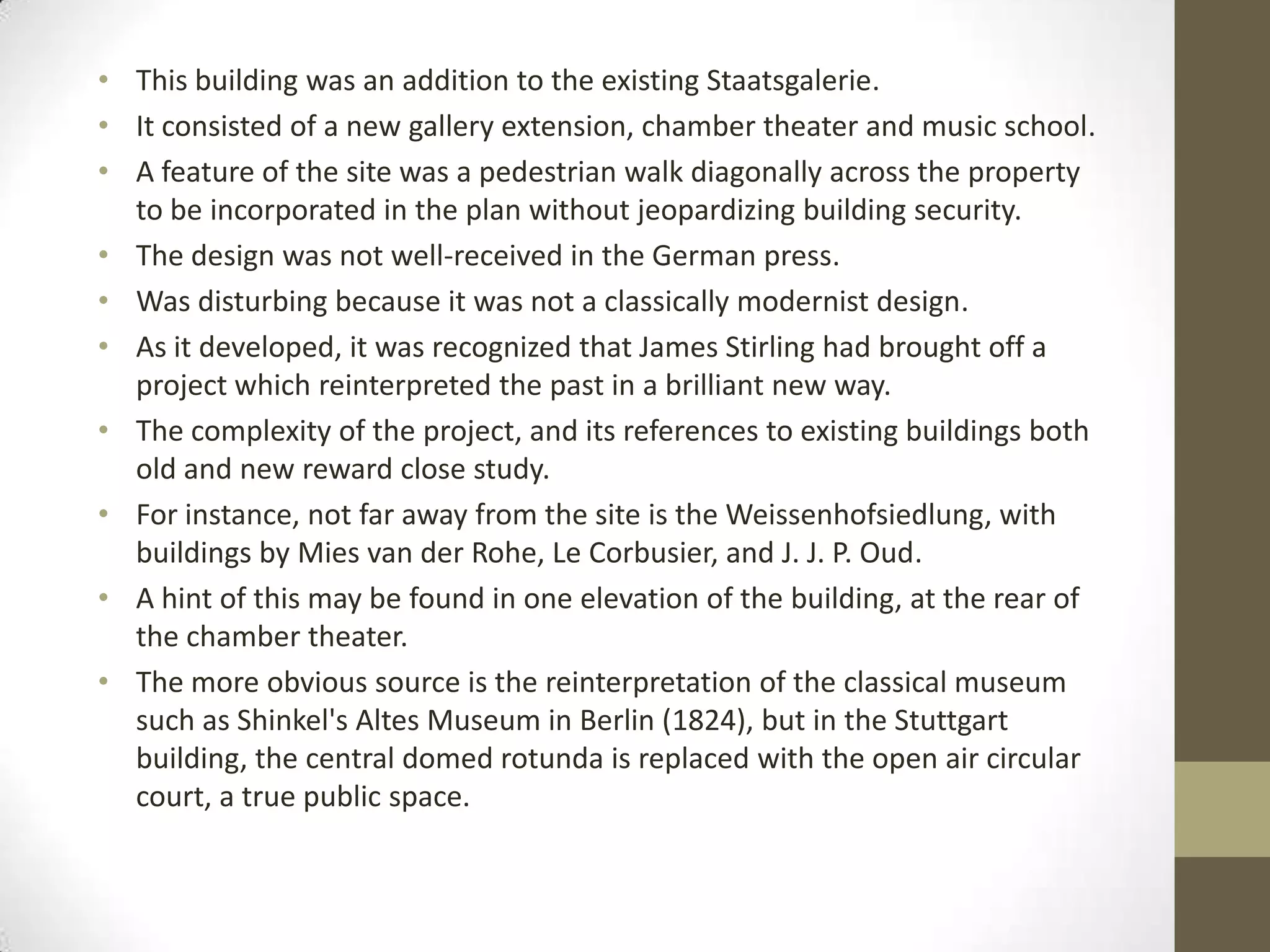 James stirling | PPTX