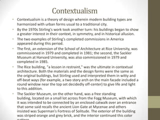 James stirling | PPTX