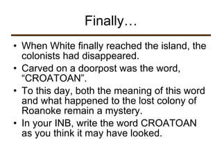 Jamestown Powerpoint | PPT