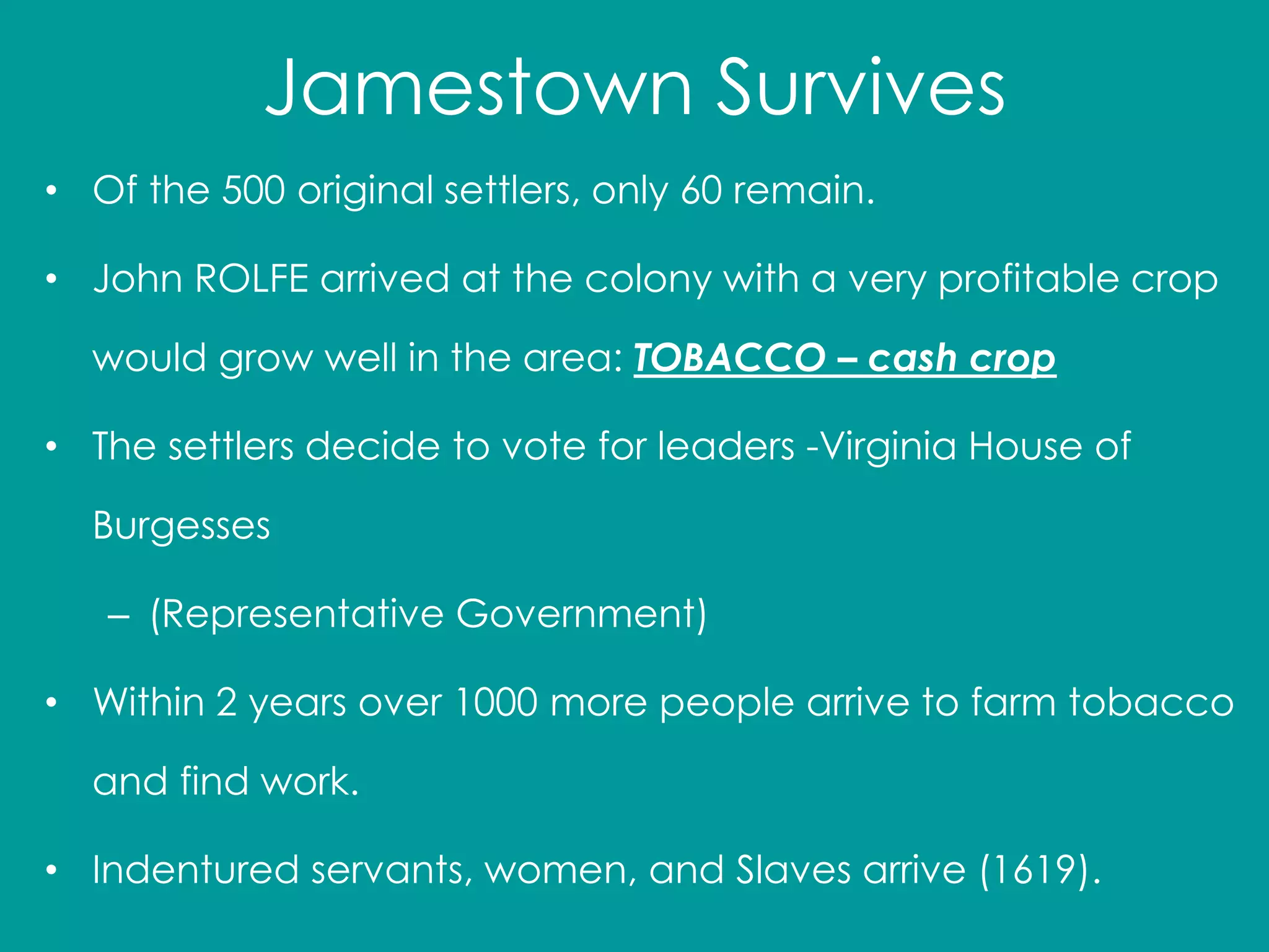 Jamestown 1607 | PPTX