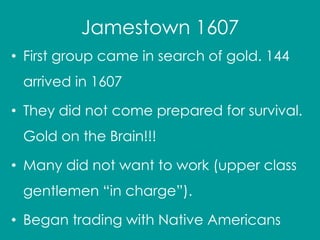 Jamestown 1607 | PPTX