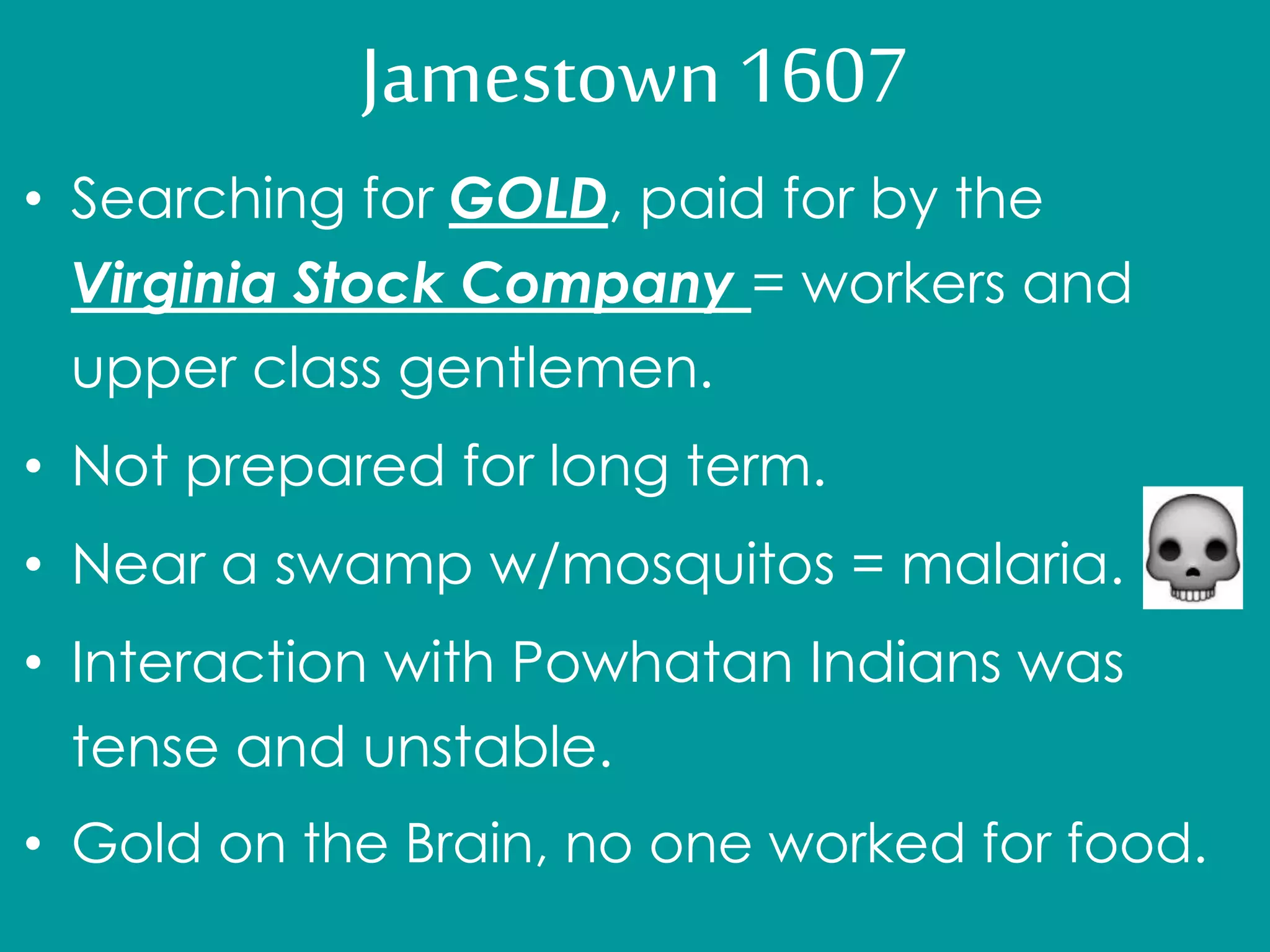 Jamestown 1607 | PPTX