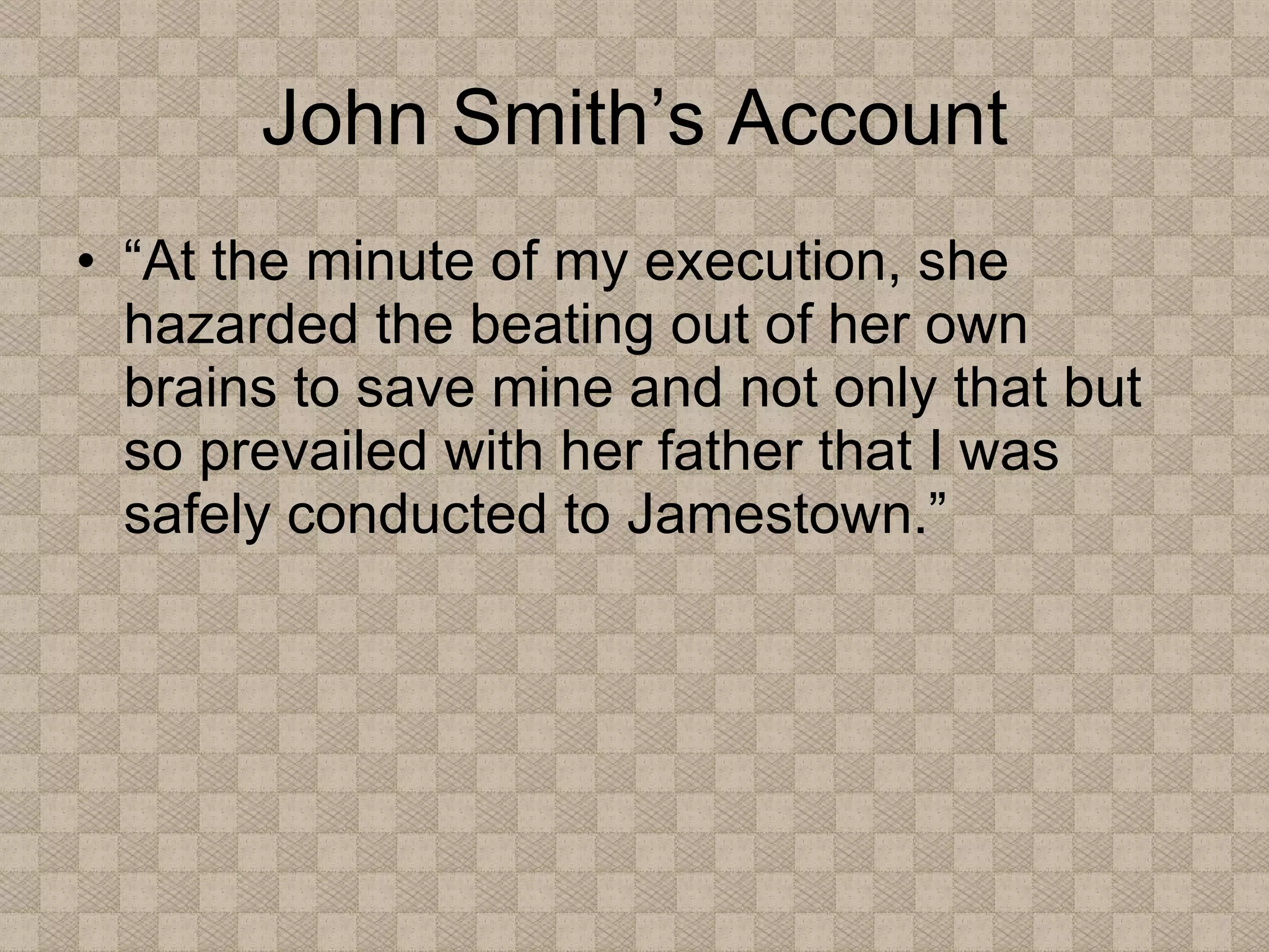 Jamestown And John Smith | PPT