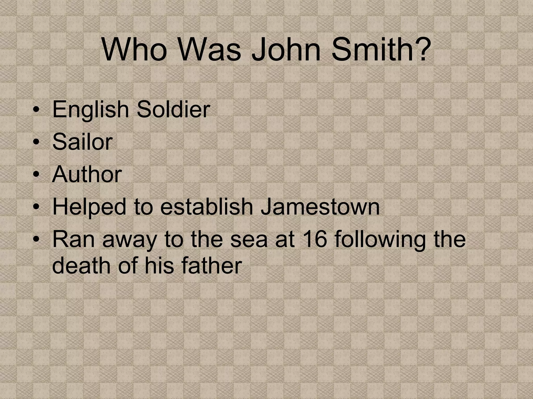 Jamestown And John Smith | PPT