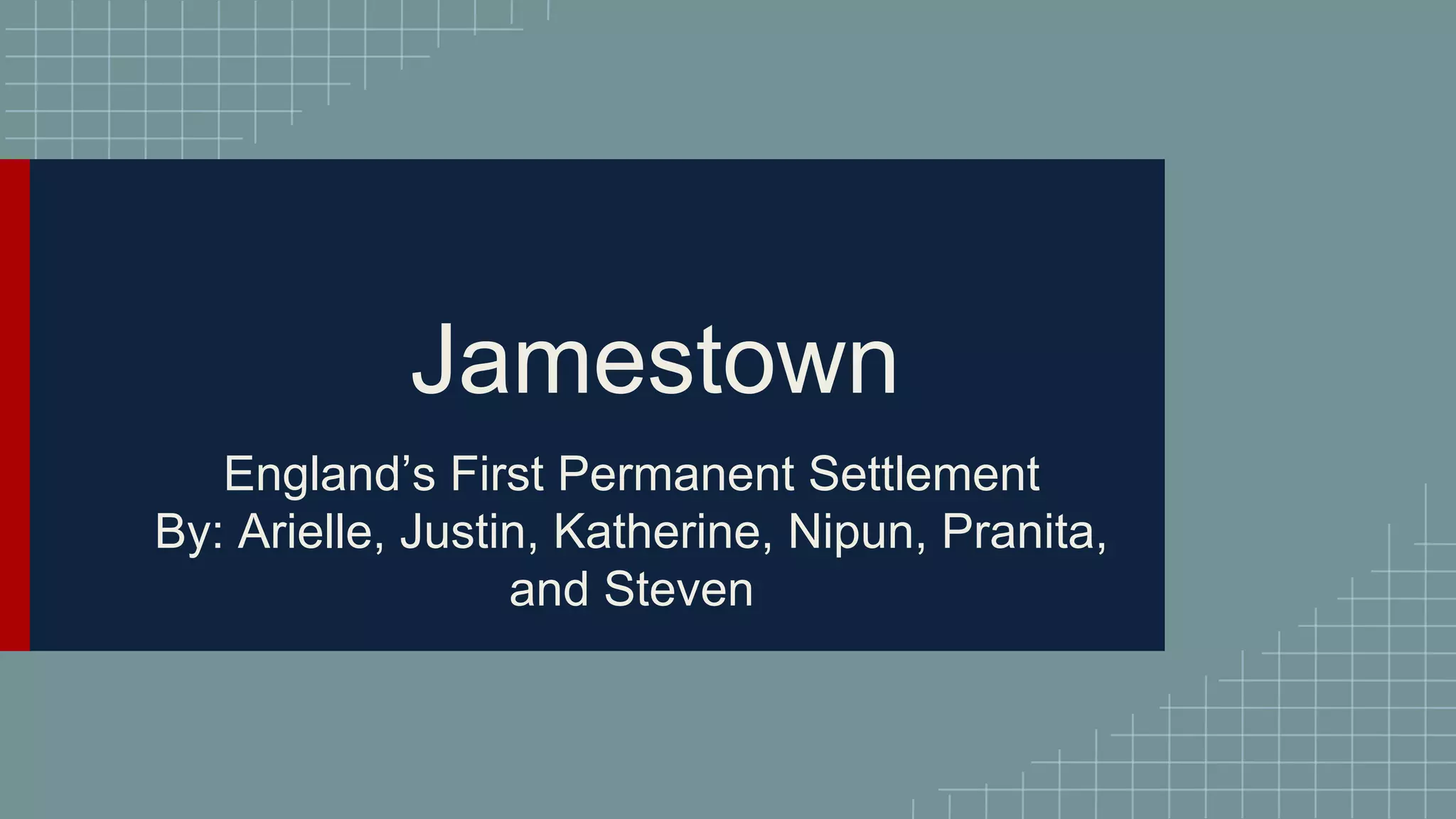 Jamestown Powerpoint | PPT