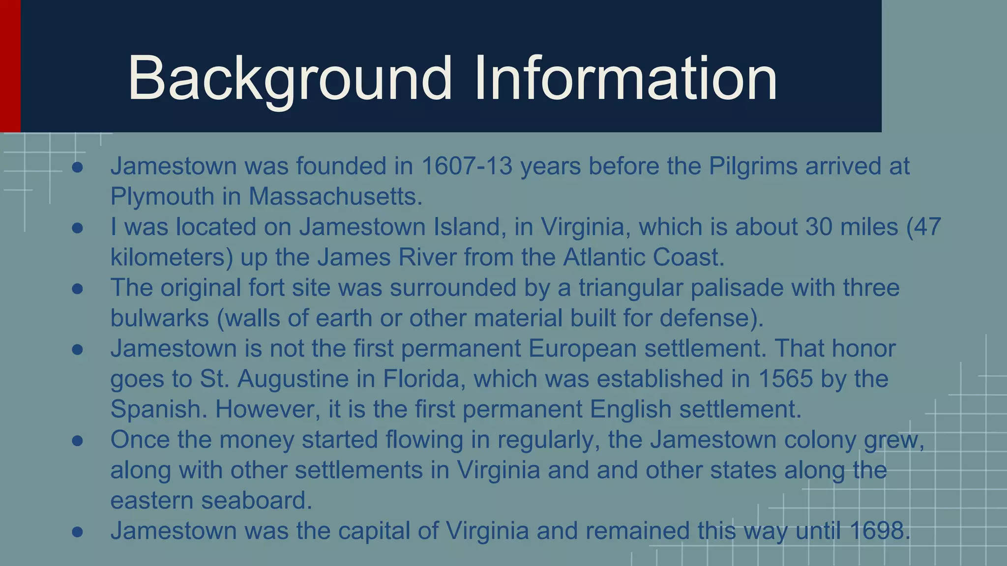 Jamestown Powerpoint | PPT