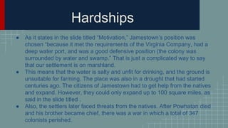 Jamestown Powerpoint | PPT