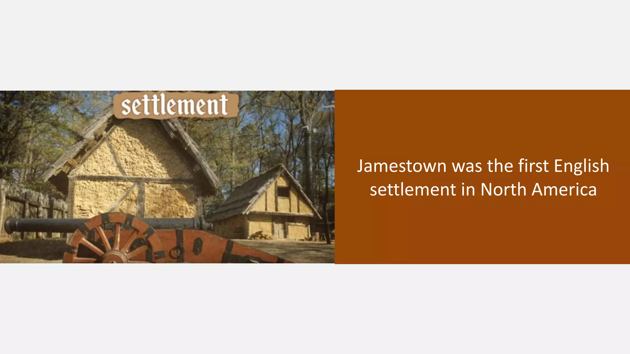 Jamestown Settlement | Jamestown Colony | Educational Story for Kids | PPTX