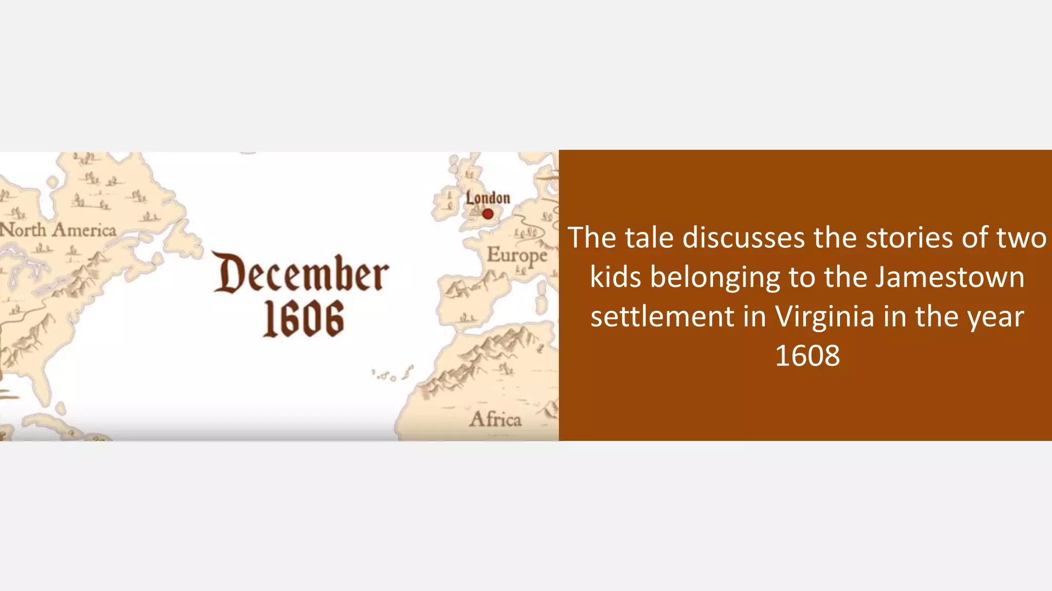 Jamestown Settlement | Jamestown Colony | Educational Story for Kids | PPTX