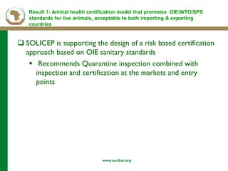Somali livestock certification project (SOLICEP) | PDF