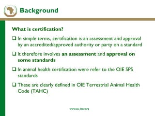 Somali livestock certification project (SOLICEP) | PDF