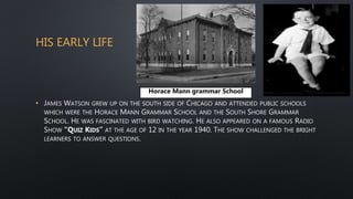 Science Round up: James Watson Biography | PPTX