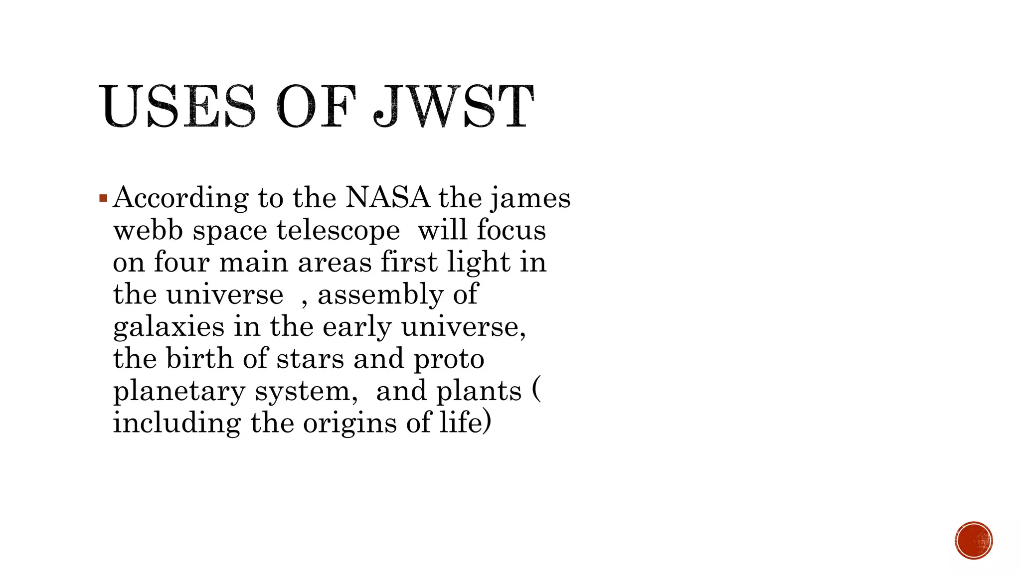 James webb sapce telescope.pptx