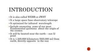 James webb sapce telescope.pptx
