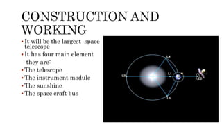 James webb sapce telescope.pptx