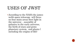James webb sapce telescope.pptx