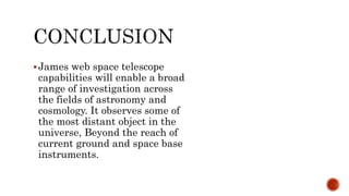 James webb sapce telescope.pptx