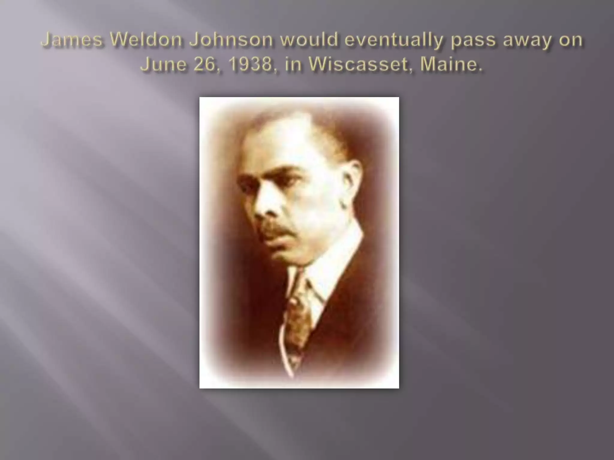 James weldon Johnson English1102 | PPTX | Poetry | Books and Literature