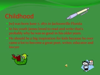 James weldon johnson power point | PPTX