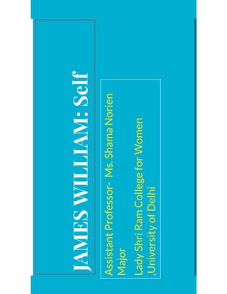 James william self..shama ppt | PDF