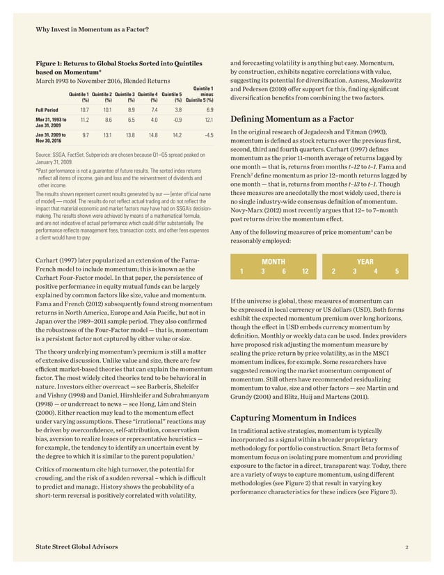 2017 Why invest in Momentum as a Factor ? | PDF | Stocks and Bonds ...