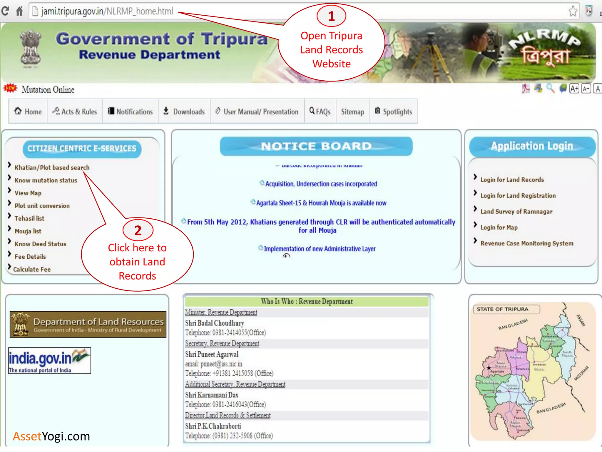 Jami Tripura - Plot & Khatian Information | PDF