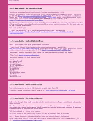 Jamie Michelle's Greatest Sissy School Hits | PDF