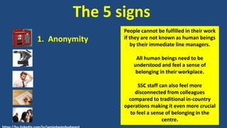 The 5 signs of a miserable ssc job | PPT