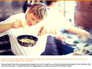 Jamie Oliver's Life Story | PDF